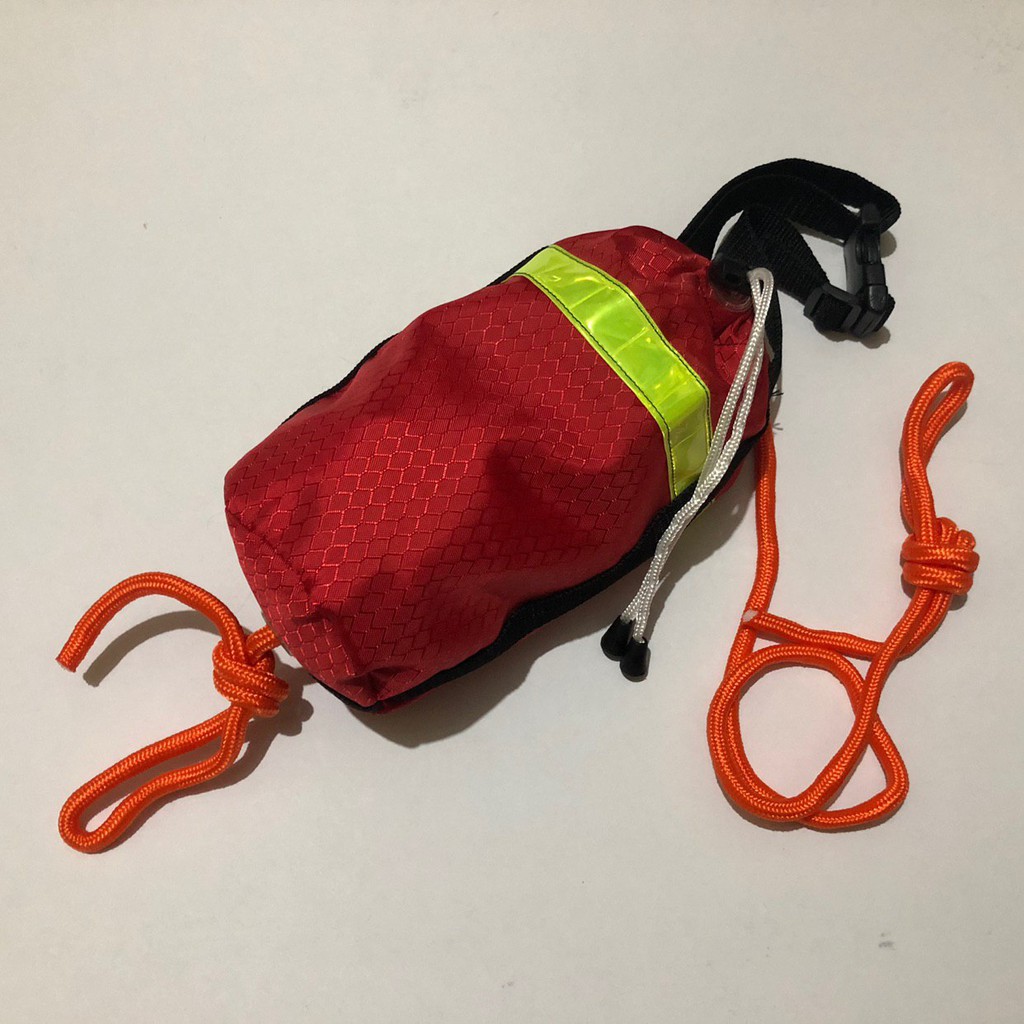 Throw bag water rescue rope bag floating water rescue reflective rope ...