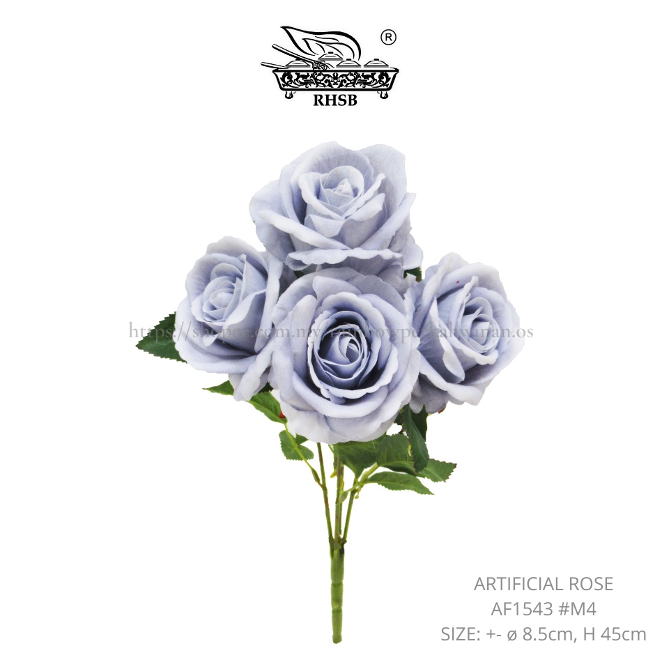 ARTIFICIAL VELVET ROSE /BUNGA ROSE /ARTIFICIAL FLOWER /BUNGA HIASAN ...