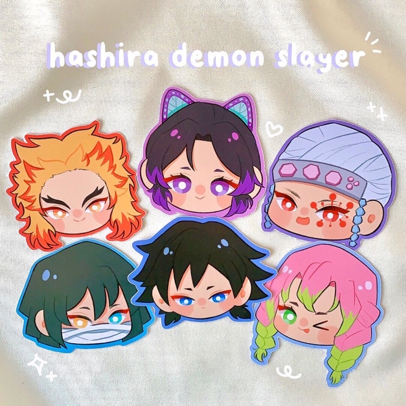Hashira Corps Demon Slayer Stickers | Shopee Malaysia
