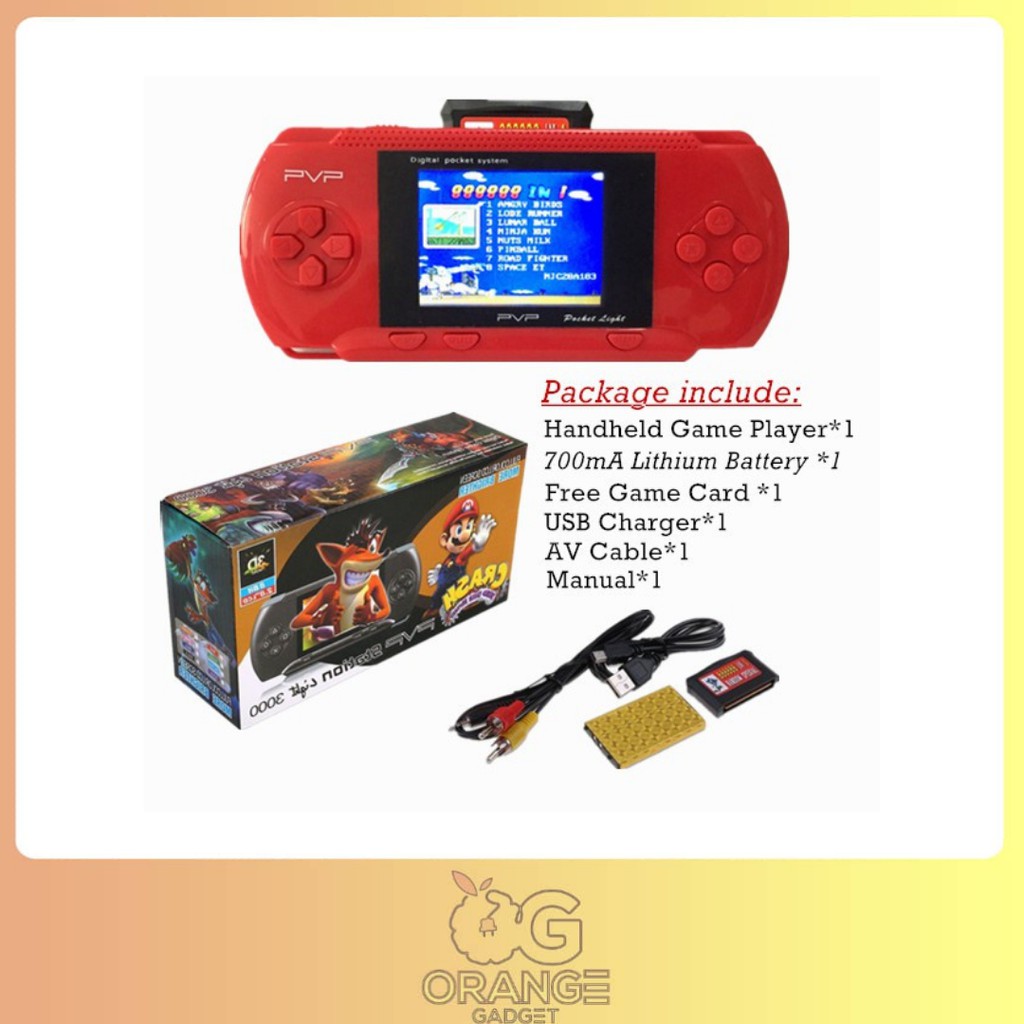 PVP Station Light 3000 Portable Handheld Retro Game Console Psp Games ...