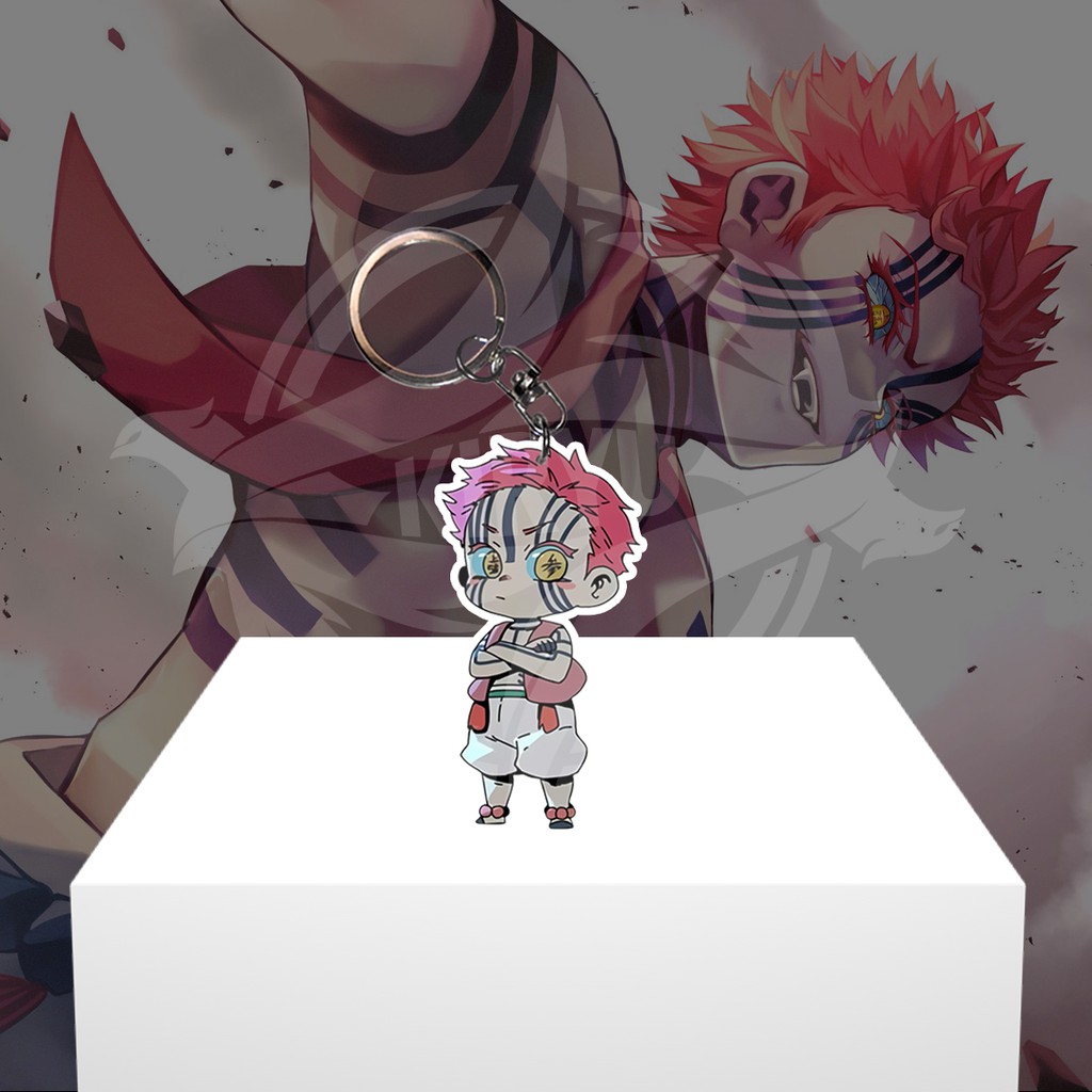 GANTUNGAN Keychain HP Anime Demon Slayer Kimetsu no Yaiba Akaza - Ganci ...