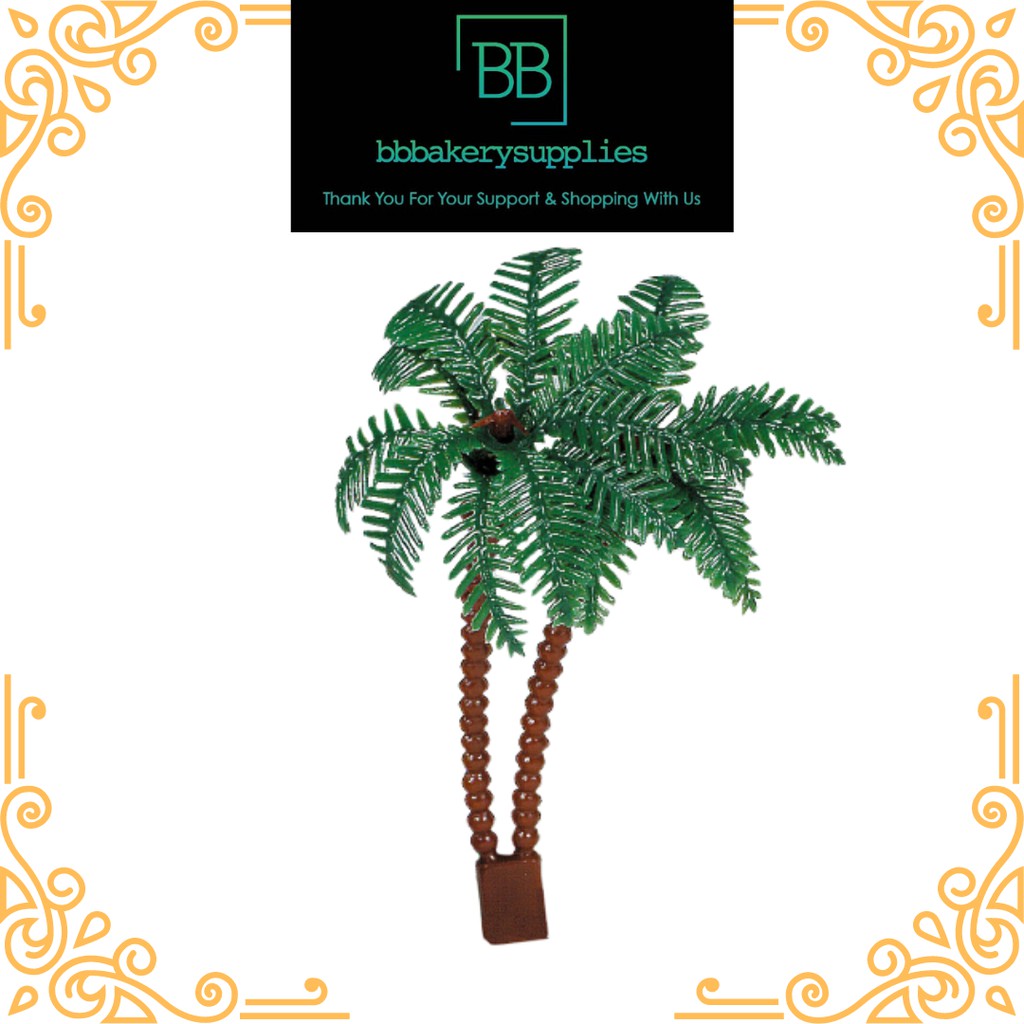COCONUT PALM TREE CAKE TOPPER DECORATION 100PCS | Shopee Malaysia