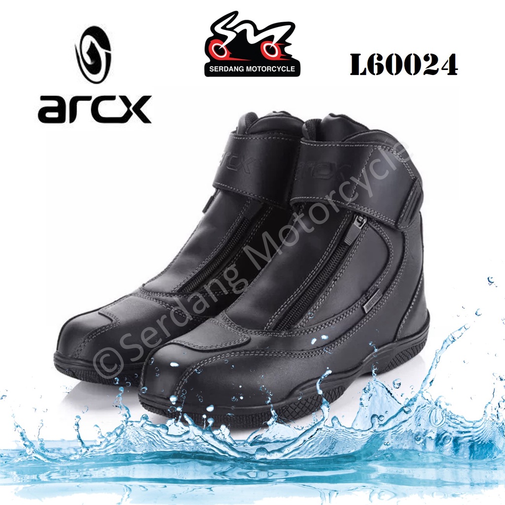 ARCX Riding Shoes Waterproof L60024 Boot Boots Kasut Motor Kalis Air | Shopee Malaysia