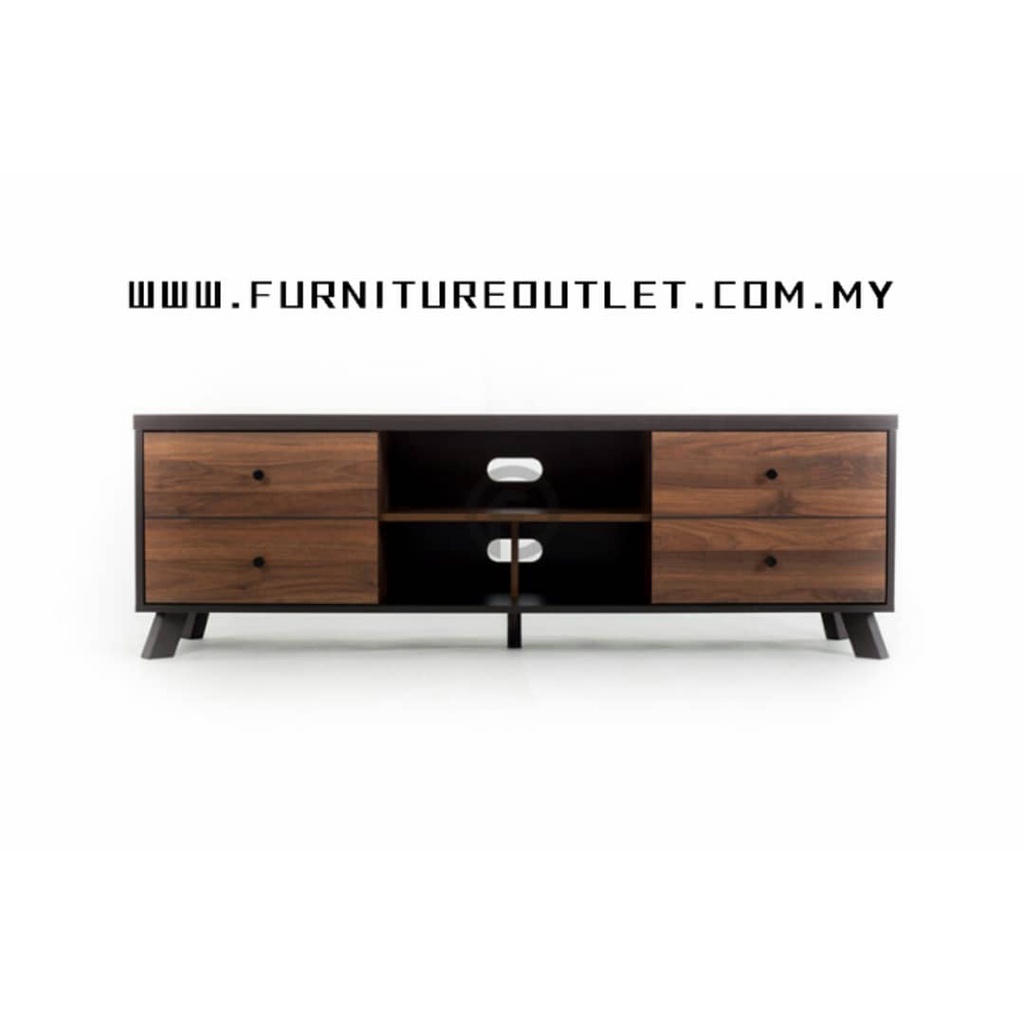 MIGA FURNITURE PHT TV CABINET / TV RACK - 5FT / 6FT | Shopee Malaysia