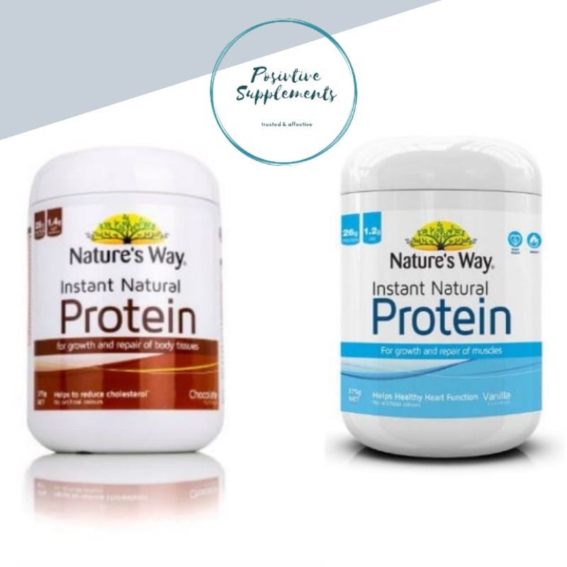 NATURAL PROTEIN NATURE'S WAY 375G CHOCOLATE / VANILLA | Shopee Malaysia