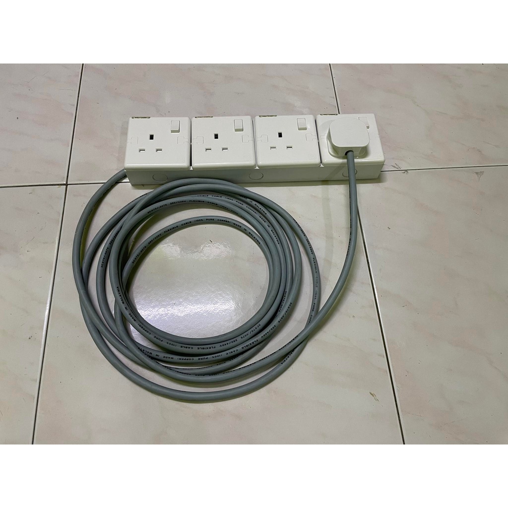 ( MADE BY WAYARMAN ) SIRIM MK TRAILING SOCKET EXTENSION WAYAR 4 WAYS ...