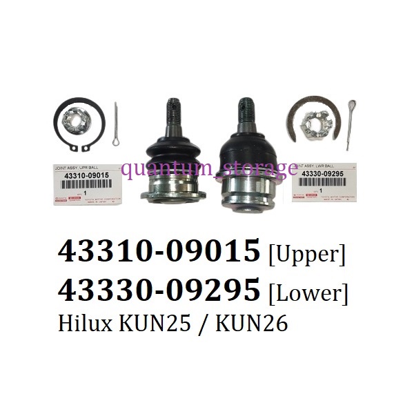 【Sabah】Toyota Upper Lower Control Arm Ball Joint 43310-09015 43330 ...