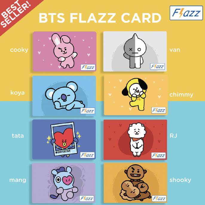 Bt21 Flazz Card | Uv PRINT Flazz Card | Shopee Malaysia