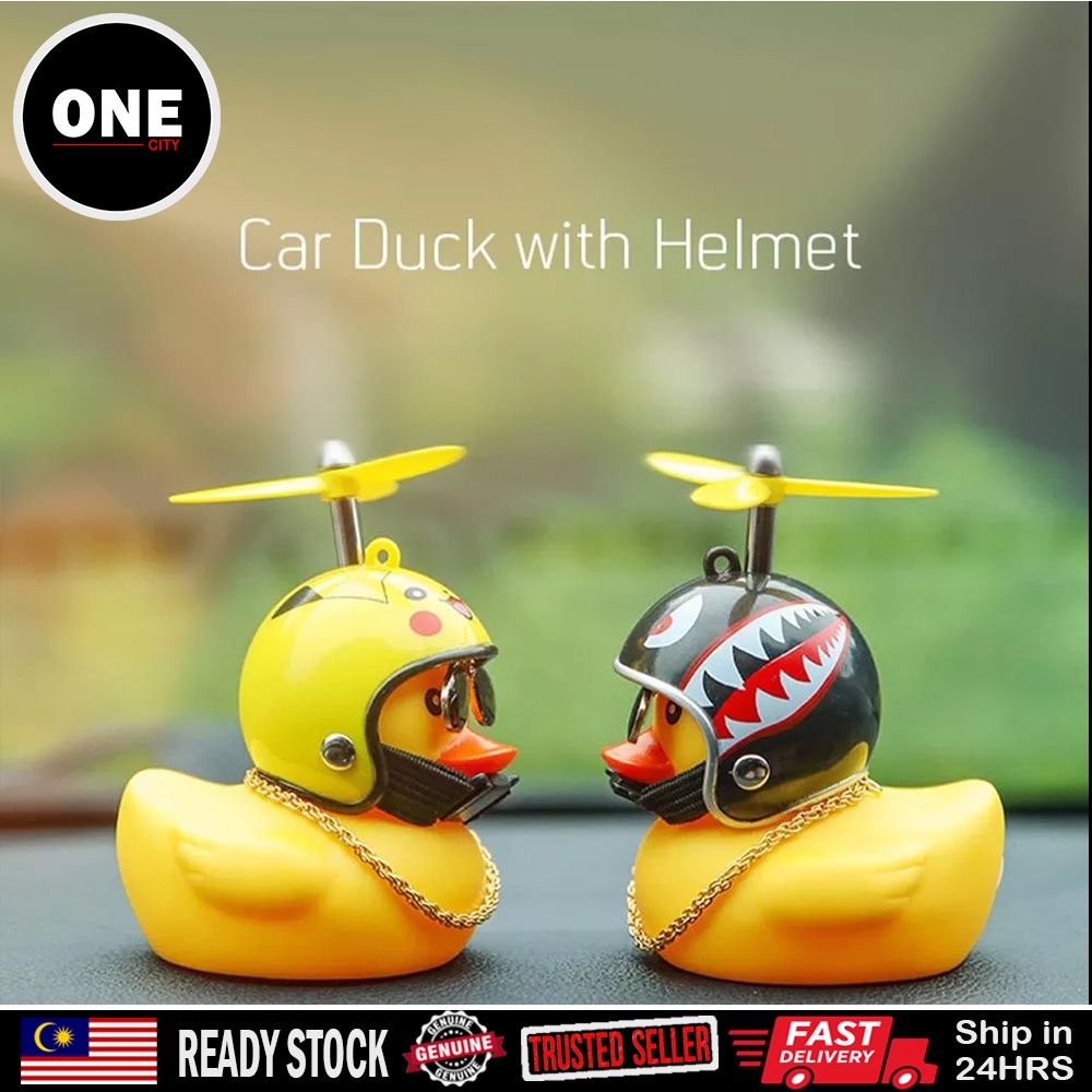 1 set of little yellow duck bell trumpet duck riding accessories for ...