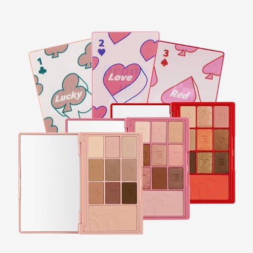 Korea IM MEME Hidden Card Palatte 9 colors Playing Card Eyeshadow Match ...
