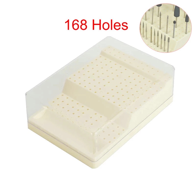 Dental Burs Box Case 168 Holes Bur Sterilizer Block Holder Disinfection ...