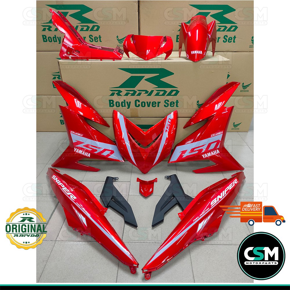 [READY STOCK] Coverset Bodyset Yamaha SNIPER GP Y15 Y15ZR V1 V2 Yellow ...