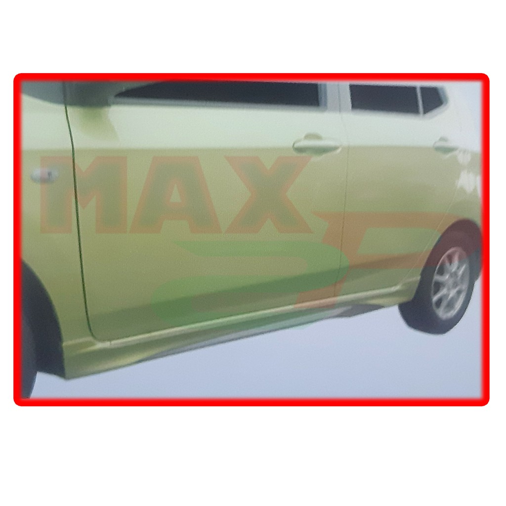 Perodua Axia GU Style Left Side Door Skirt Skirting Bumper Lower Lip ...