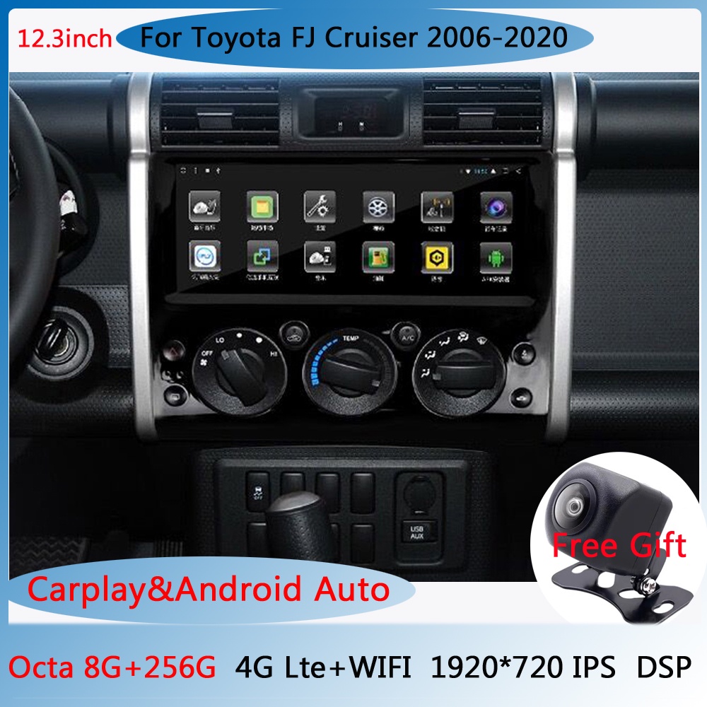 For Toyota FJ Cruiser 2006-2020 2din Android Car Radio Stereo ...
