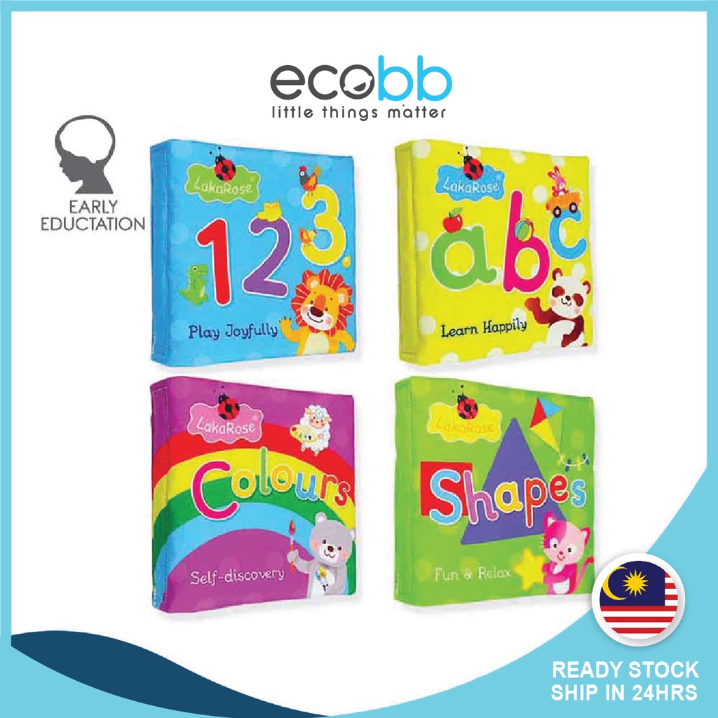 Buku Cerita Bayi Maina Budak Permainan Baby ABC Number Shapes Colors ...