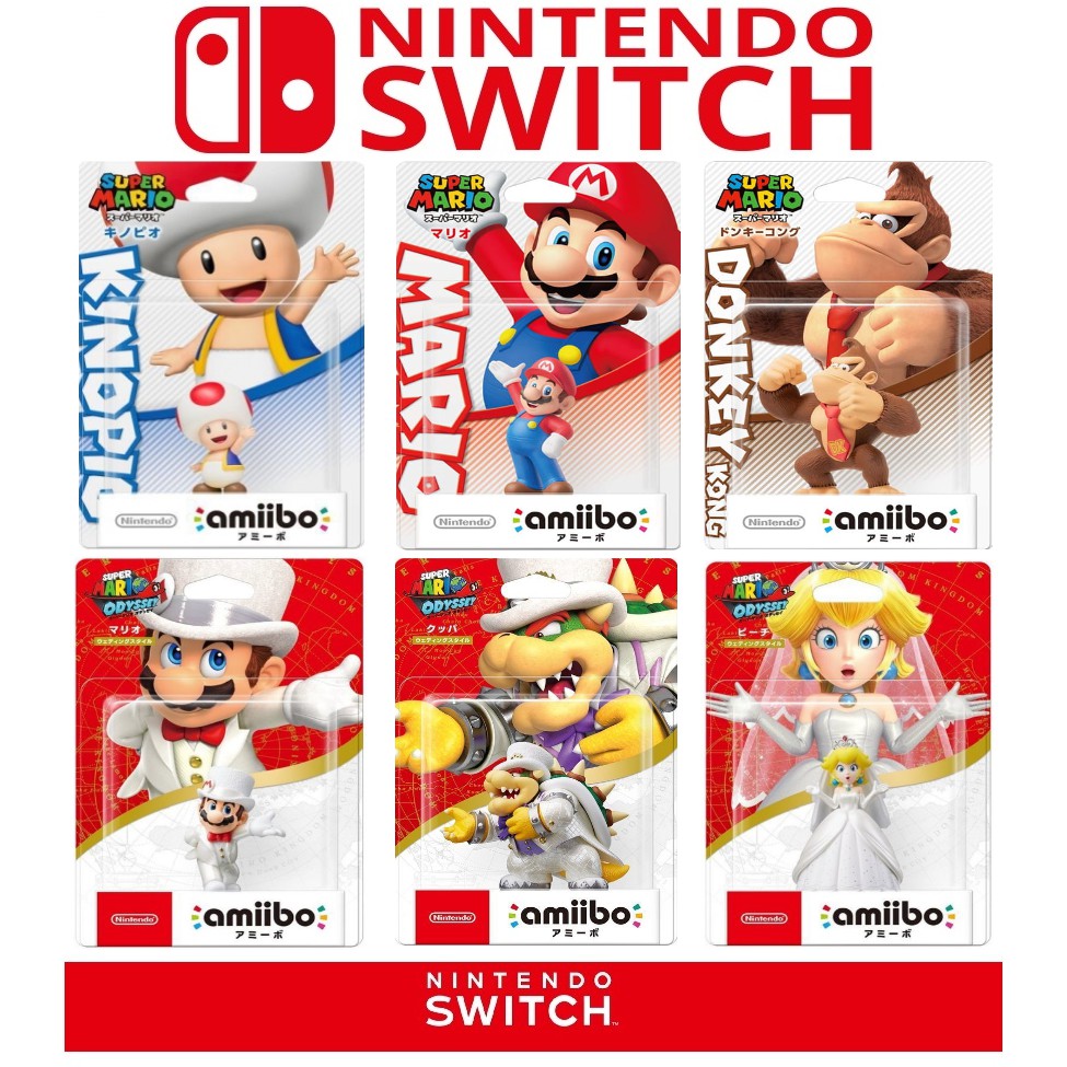 Nintendo switch amiibo Doll NFC 3d S Are All Available Super Mario ...