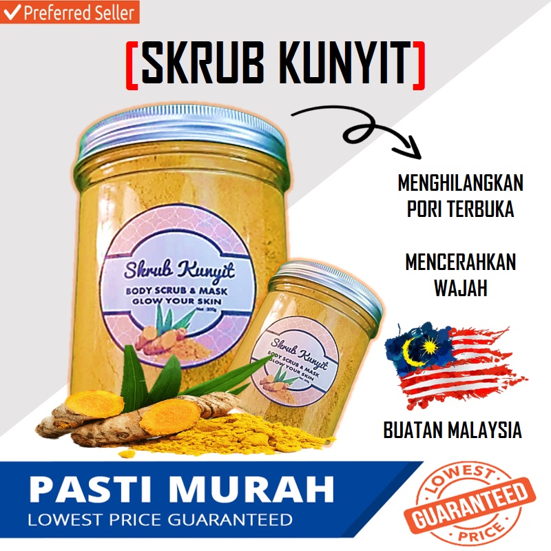 Skrub Kunyit Muka & Badan | Shopee Malaysia