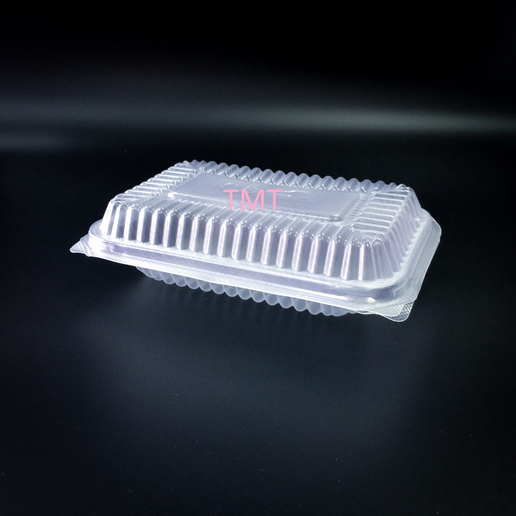 *READY STOCK*DISPOSABLE PLASTIC LUNCH BOX (100pcs) #KOTAK NASI PLASTIK ...