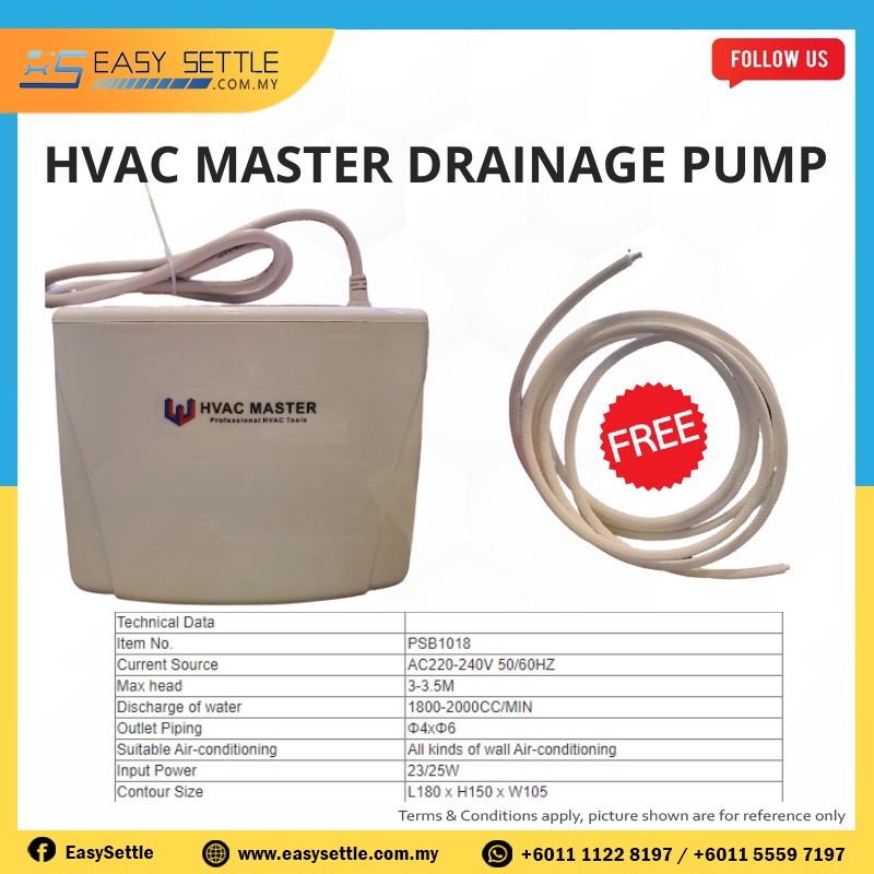 ACSON/DEWPOINT/HVAC MASTER AIRCOND DRAINAGE PUMP EASI-FLO 22 EASI-FLO ...