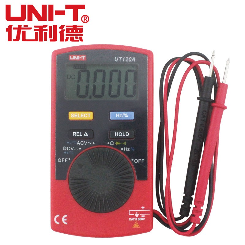 UNI-T UT120A Pocket Size Digital Multimeters AC/DC frequency multimeter ...
