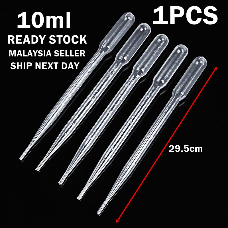 1Pcs 10mL Disposable Plastic Droppers Transfer Pipettes, Plastic ...