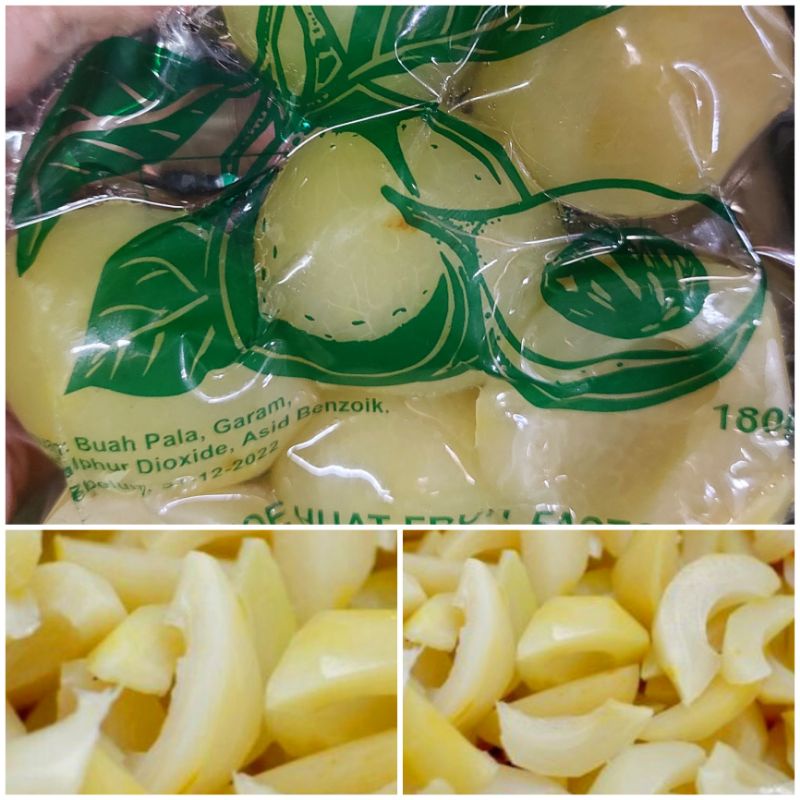 Jeruk Buah Pala Penang. Buah Pala rangup. Sedap 160g | Shopee Malaysia