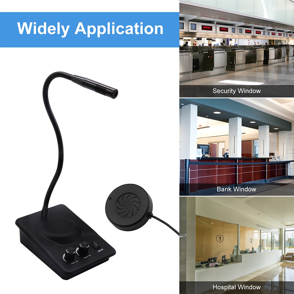 Chunhee Window Intercom System Window Speaker Intercom for Office ...