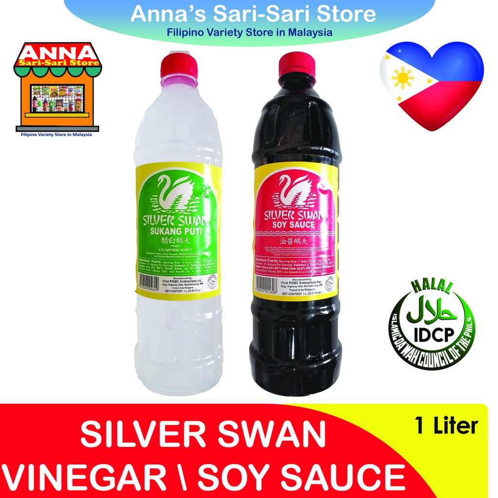 SILVER SWAN SUKA TOYO VINEGAR SOY SAUCE 1 LITER (HALAL) | Shopee Malaysia