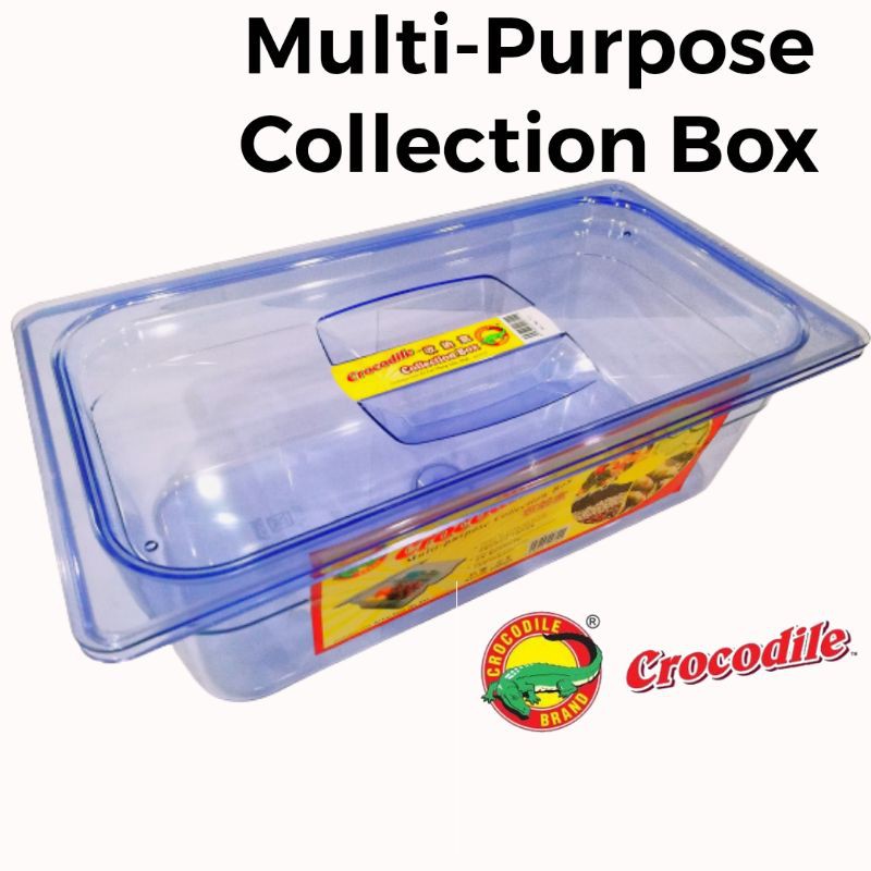 Multi-Purpose Collection Box/Bekas Makanan Transparent Box Crocodile ...