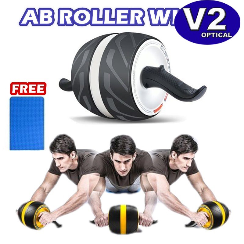 Pro Abdominal Giant Roller Wheel with Knee Pad Six Packs Care Core ...