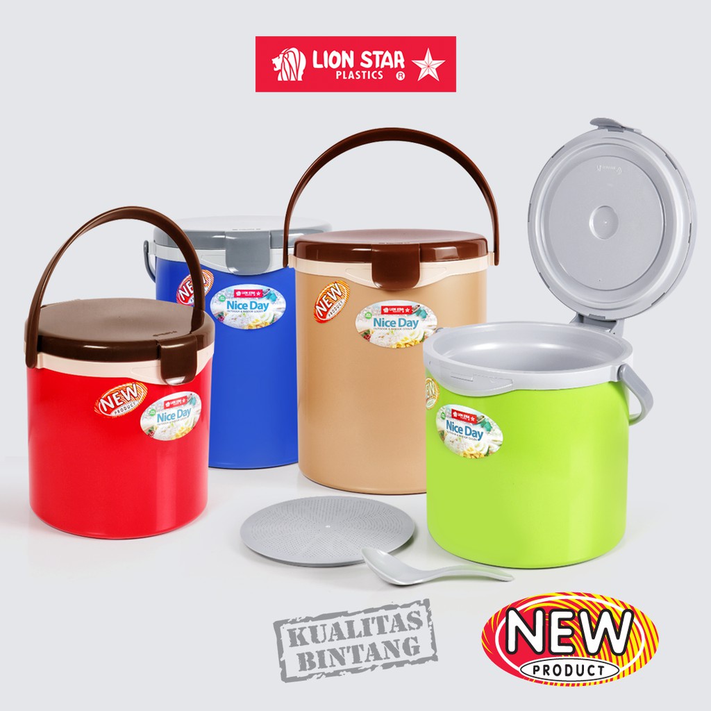 TERMOS Hanami 12,5 Liters And 16 Liters Rice Bucket/Ice Bucket/Rice ...