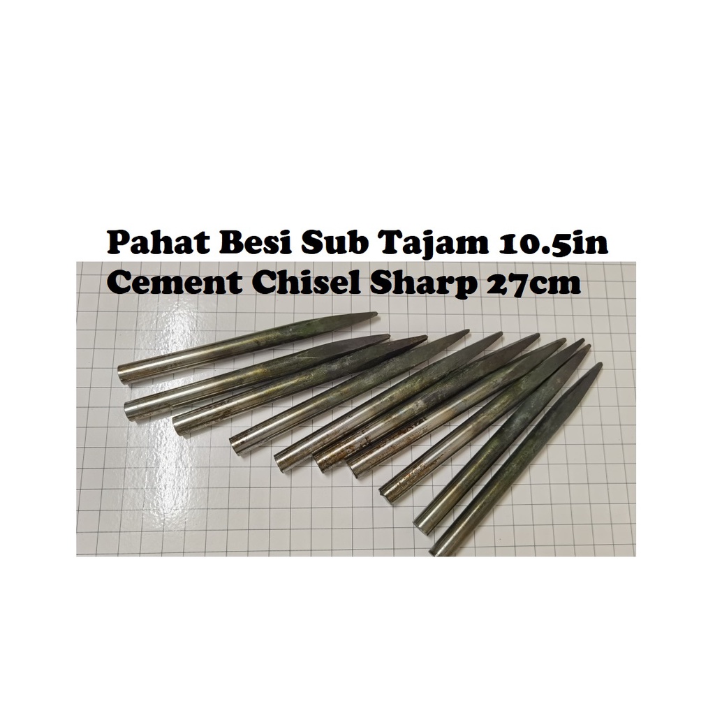 Pahat Besi Sub Tajam 10.5in / Cement Chisel Sharp 27cm | Shopee Malaysia