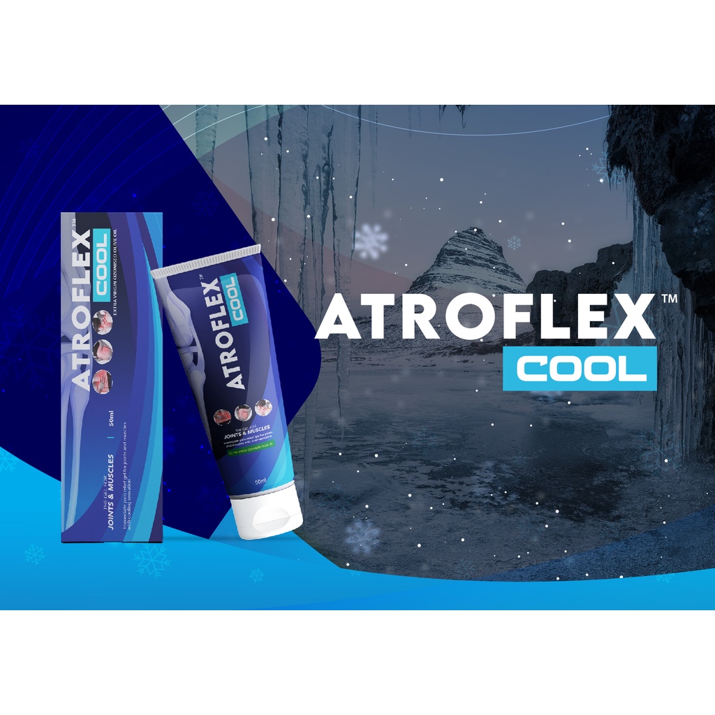 Atroflex Gel (SEJUK) Minyak Zaitun Asli Ozon Sakit Lutut Sendi Otot ...