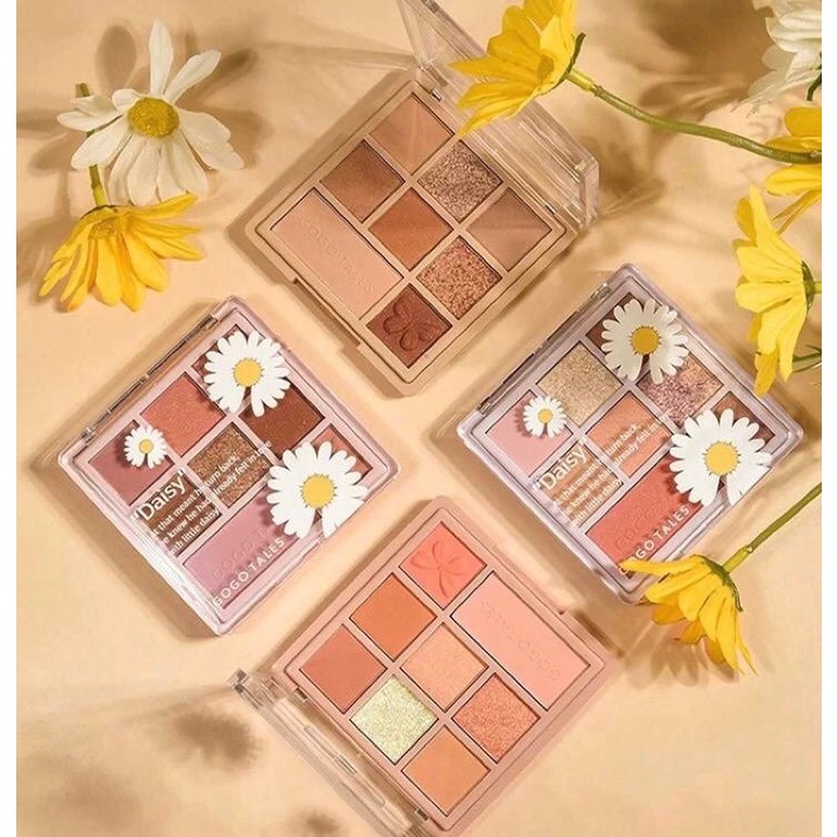 Gogotales的小雏菊八色眼影Ready Stock, Gogotales daisy 8 colors eyeshadow ...