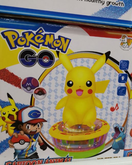Pikachu Pokemon Toy Figure with light & music mainan budak doll cute ...