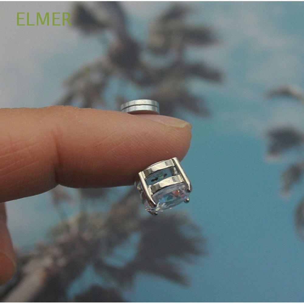 ELMER Geometric Magnet Ear Clips Trendy Crystal Korean Ear Cuff ...