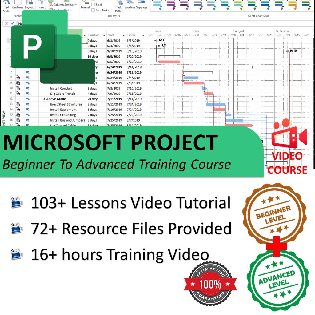[Video Course] Microsoft Project - Beginner To Advanced Level Training ...