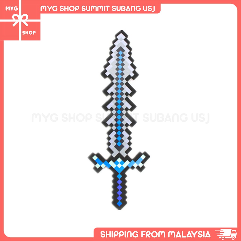 OEM 8 Bit Minecraft Game Soft Foam Pretend Play Cosplay Weapon ...