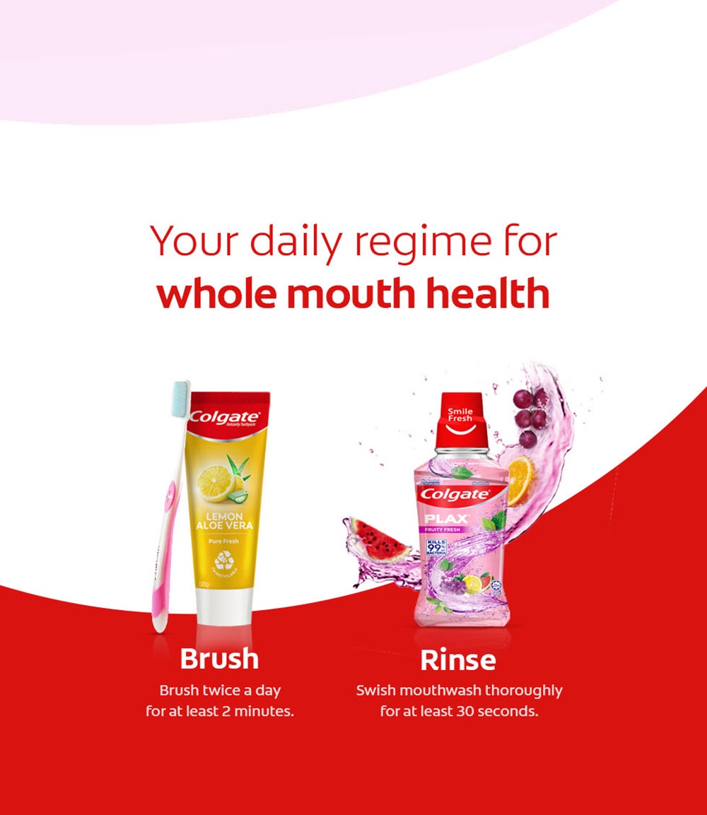 Colgate Plax Fruity Fresh Mouthwash Eliminates 99.9% Bacteria (250ml ...