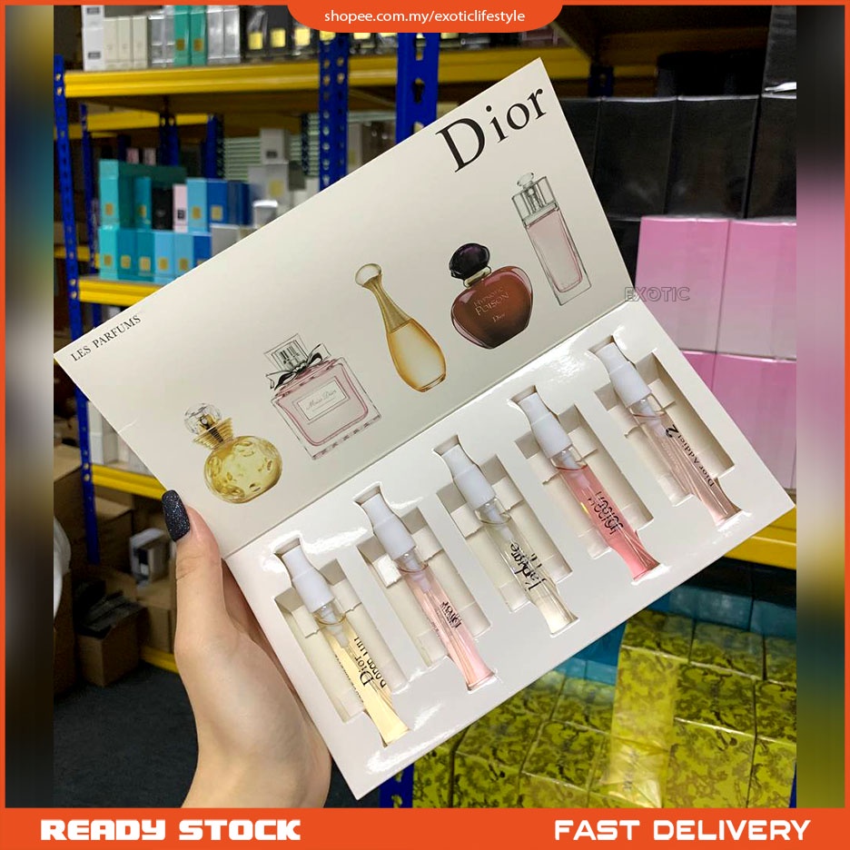 DlOR Les Parfums 5 In 1 (5X5ml) Mini Set Parfume For Women (Tester ...