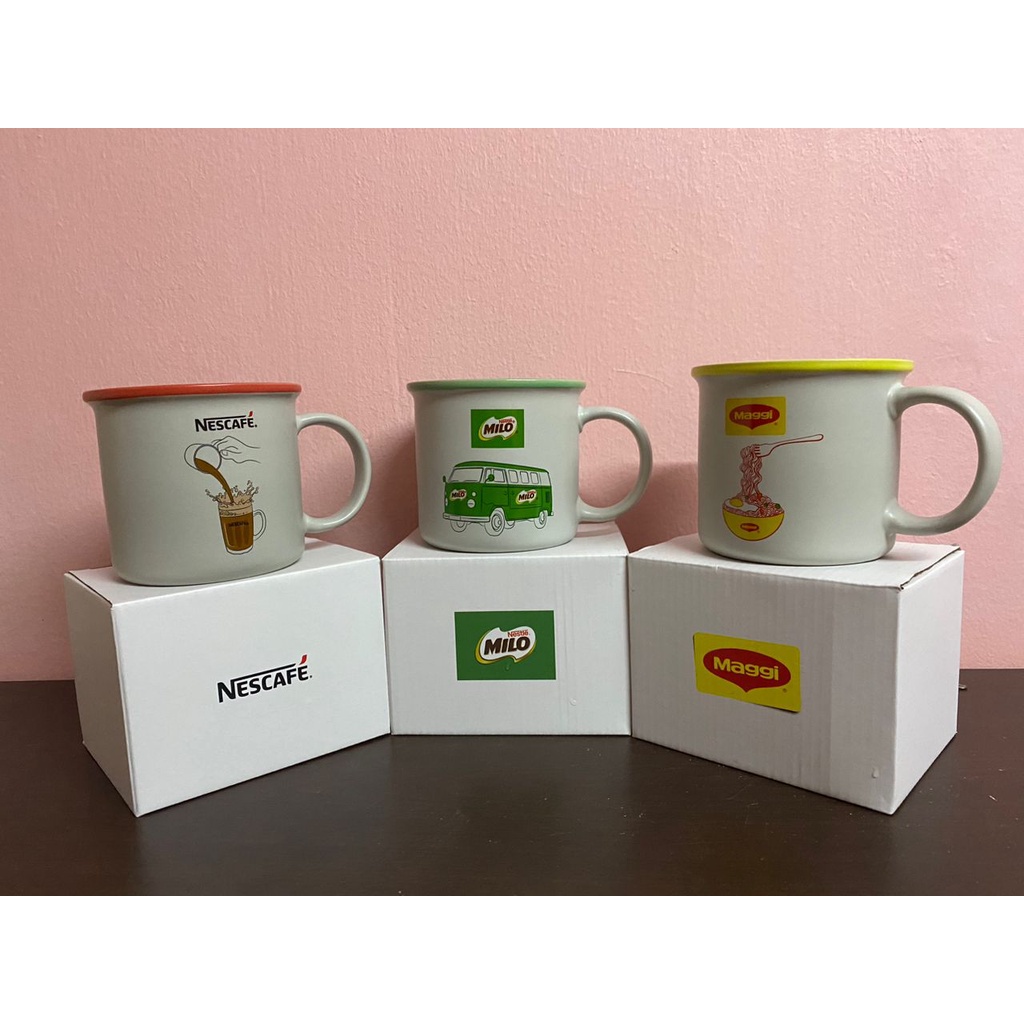 [Limited Edition] Milo/Maggi/Nescafe Stoneware Big Cup | Shopee Malaysia