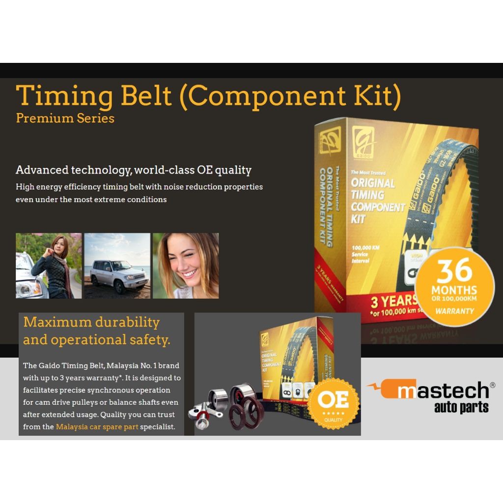 Gaido Premium Timing Component Kit / Timing Belt / Timing Kit Set - 12V ...