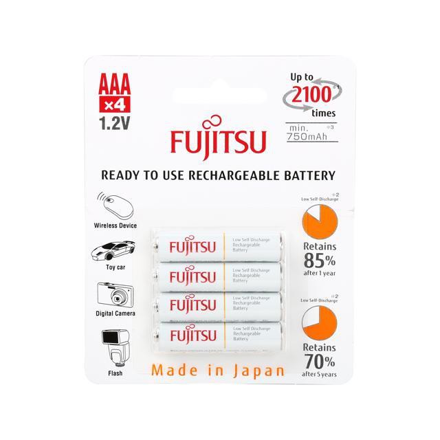 Fujitsu AAA Rechargeable Ready to use Battery 800mah 4pcs Pack HR ...