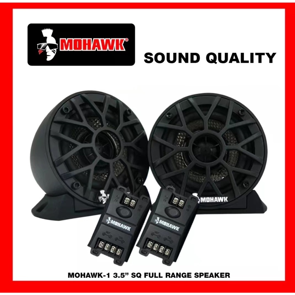 MOHAWK Car Audio 21M1-3.5SQ 1-SERIES 3.5 inch SQ Full Range Speaker | Shopee Malaysia