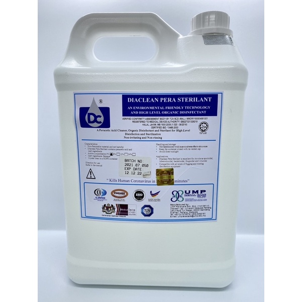 DIACLEAN SANITIZE LIQUID ( Mist ) / CECAIR SANITASI ( Semburan Air ...