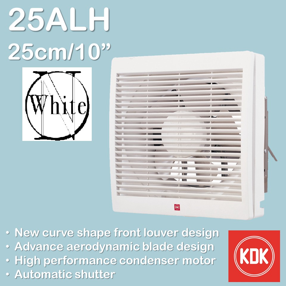 KDK EXHAUST VENTILATING FAN 25ALH (25cm/10″)/ 20ALH (20cm/8″) 20AQM ...