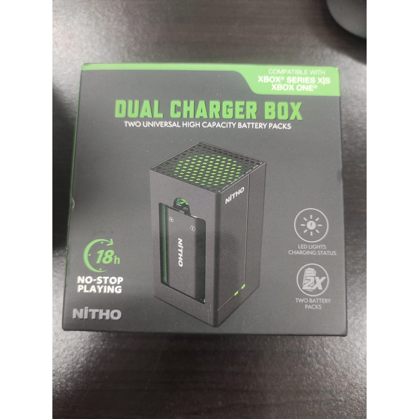 NiTHO Xbox Dual Charger Box/Charing dock with 2 Rechargeable Battery ...