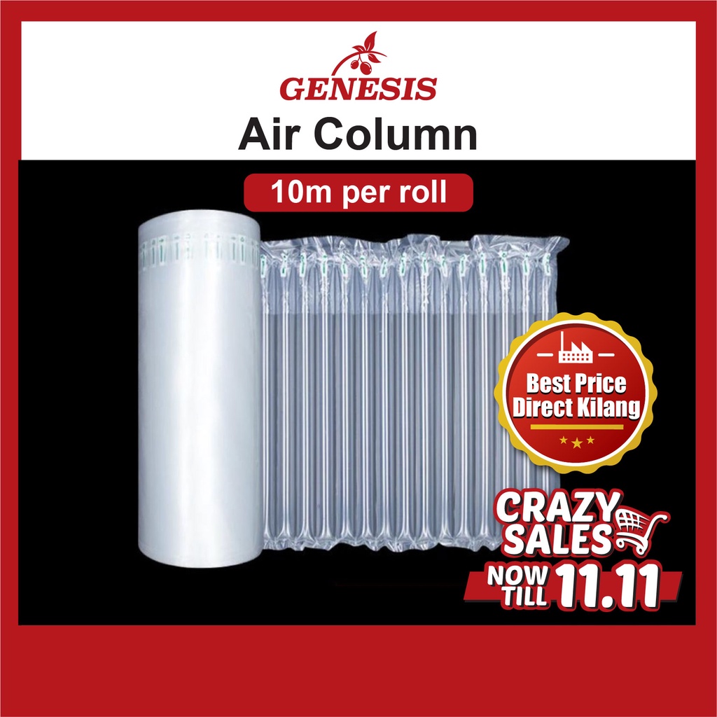 10m Inflatable Air Bubble Tube Wrap Air Packaging Protective Bubble ...