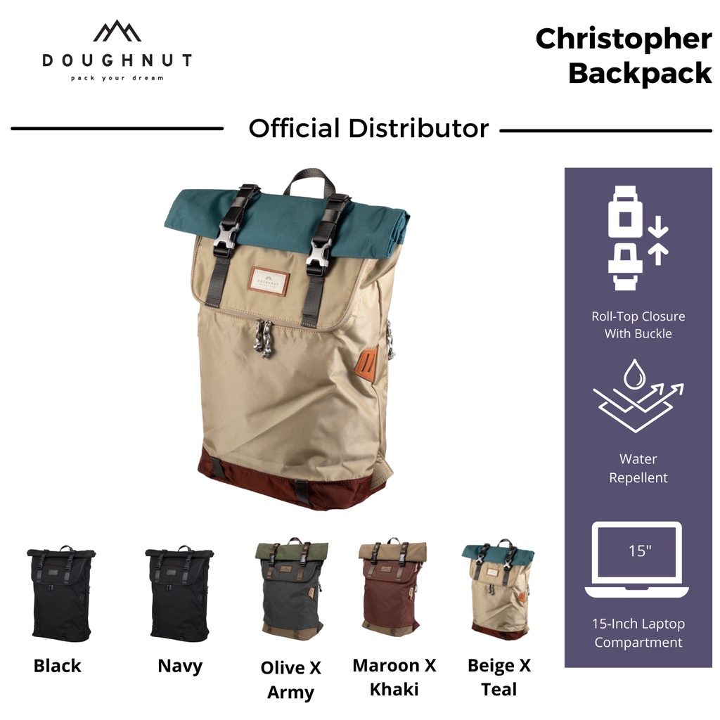 Doughnut Christopher Backpack | Shopee Malaysia