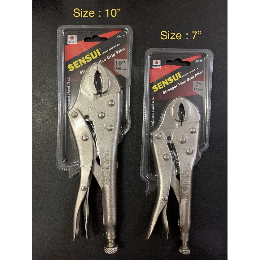 Grip plier size store